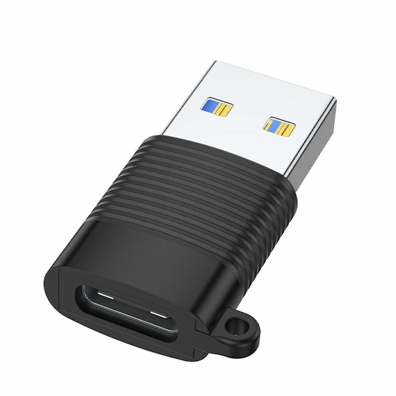 Коннектор, Адаптер USB 3.0 тип A - разъем Type C, черный