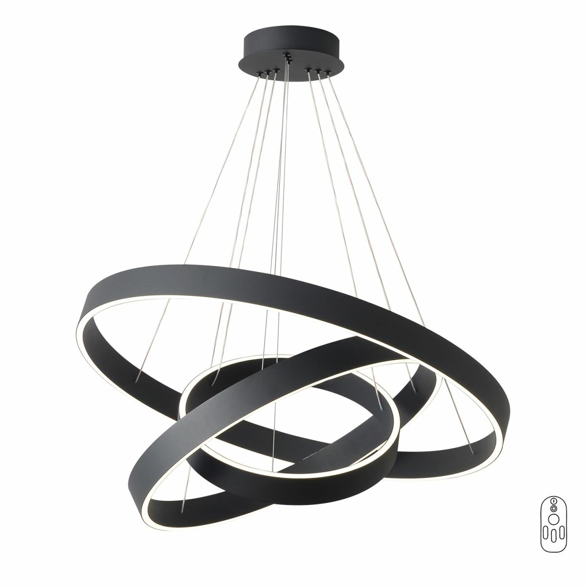 Подвесная люстра Crystal Lux TRON SP158W LED BLACK