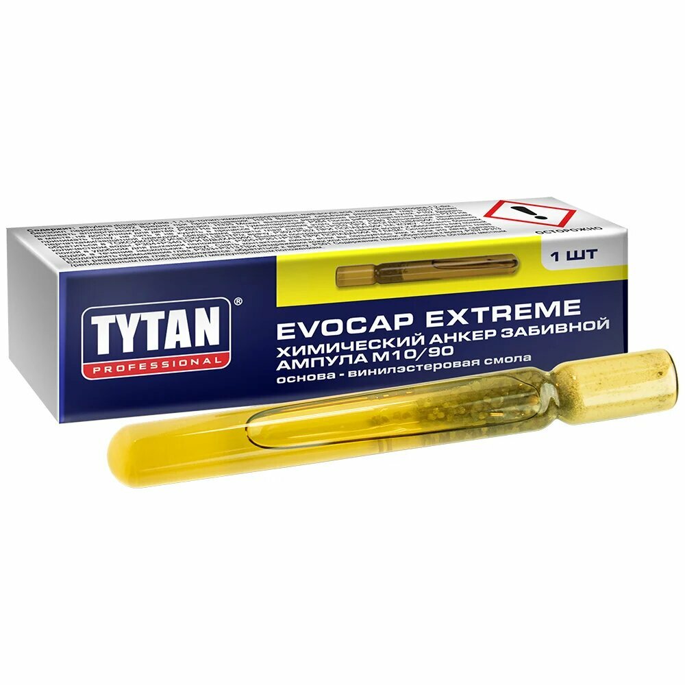 Анкер химический забивной TYTAN Professional Evocap Extreme M10/90, ампула