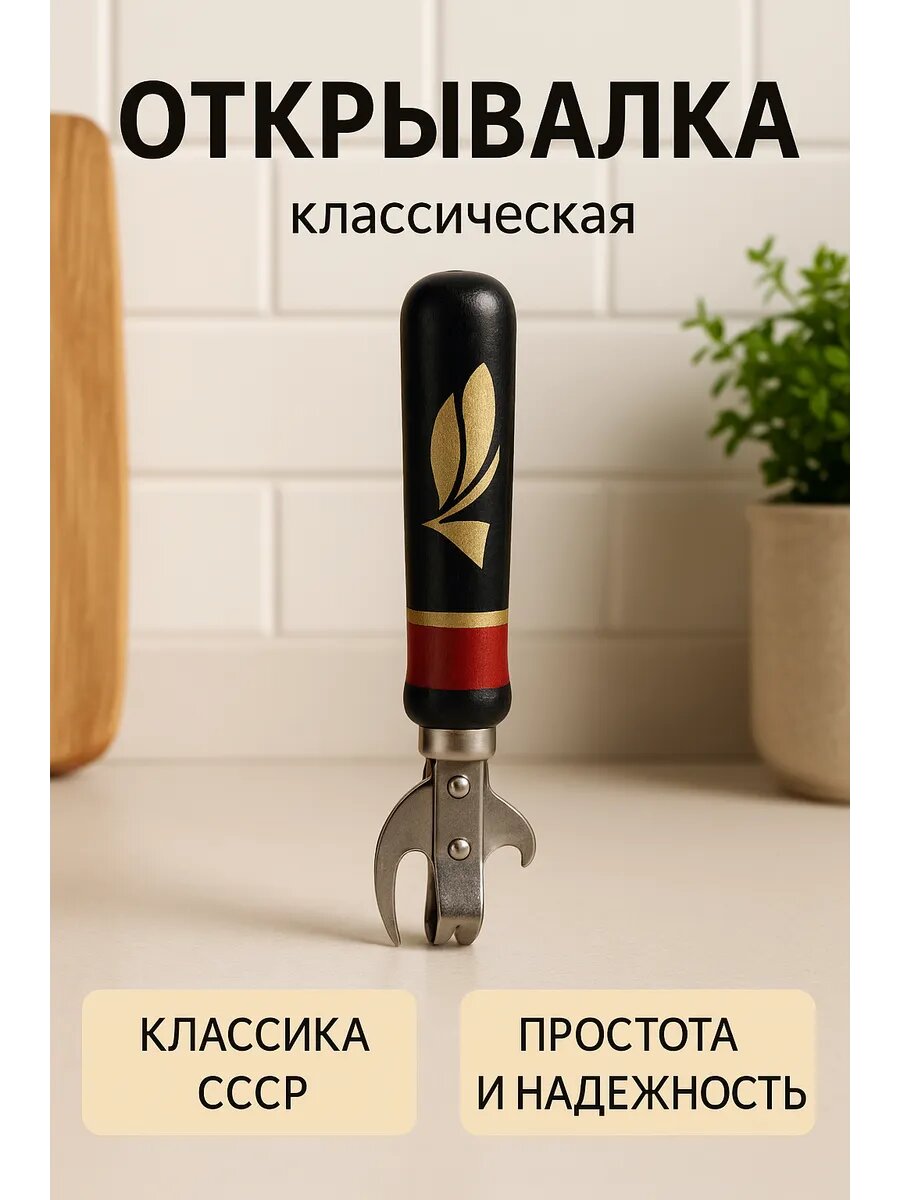 Открывалка для банок и консерв классическая