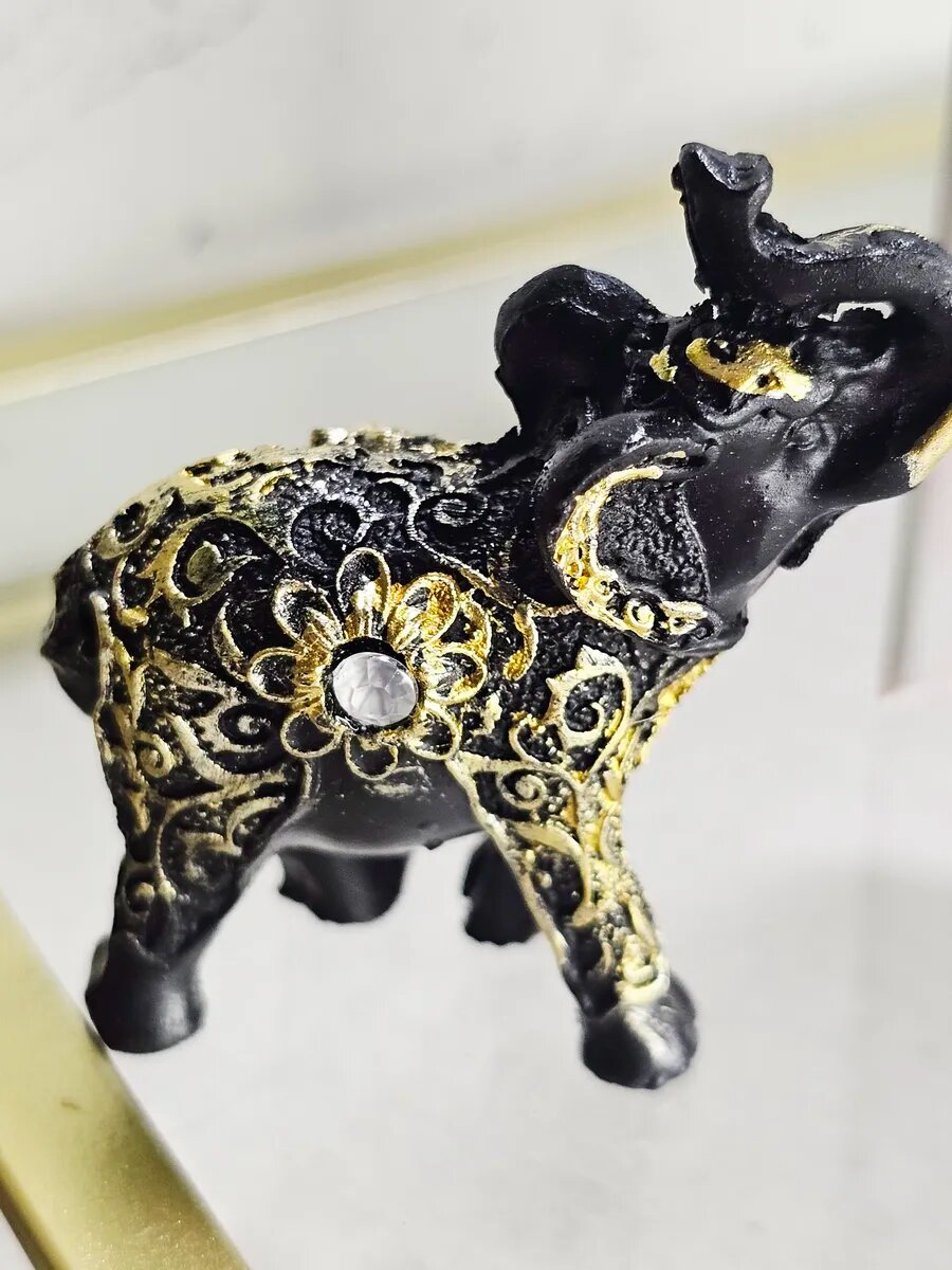 Статуэтка фигурка мини слон 5×5 см талисман для интерьера