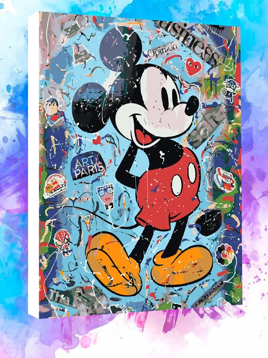Картина по номерам Микки Маус