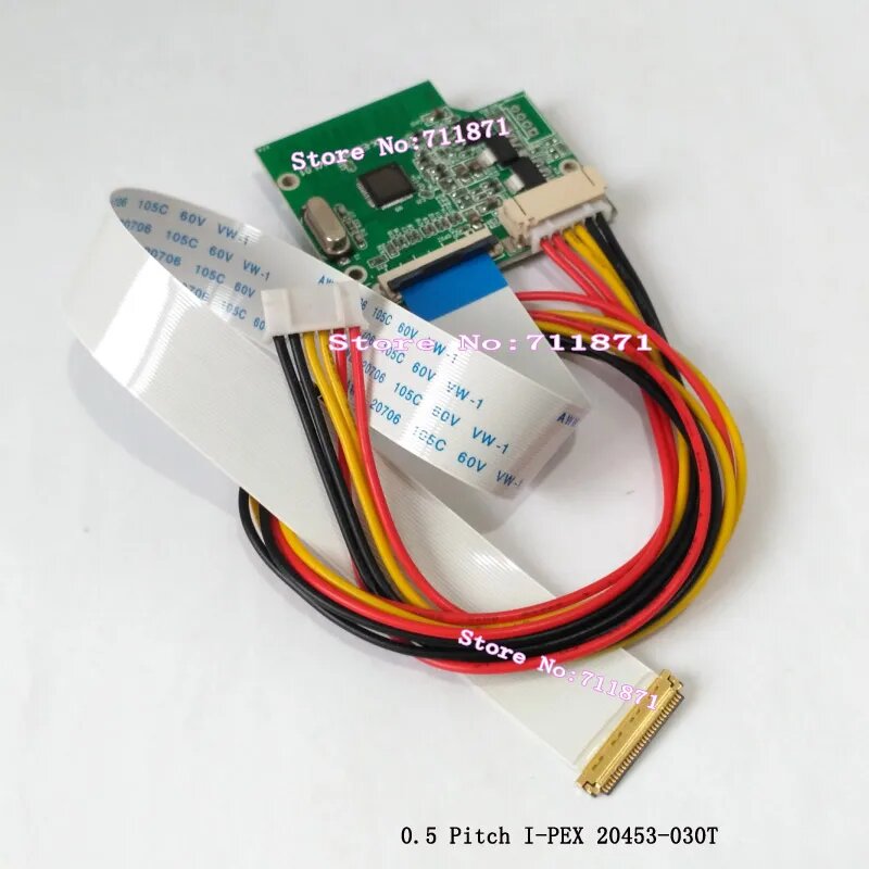 1366X768 20453 030T 1 Lane eDP Кабель-адаптер для экрана Разъем 30-контактный разъем eDP LVDS Адаптер 1 Lane 30P Шнур для экрана eDP