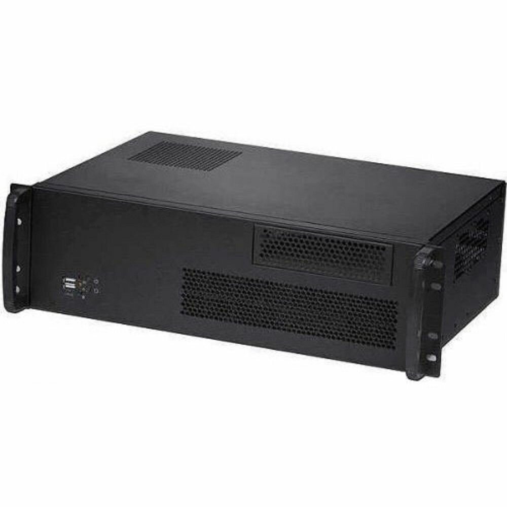 Procase Корпус RU330 - B - 0 Корпус 3U rear front - access server case, черный, без блока питания, глубина 300мм, MB 12"x9.6" RU330 - B - 0