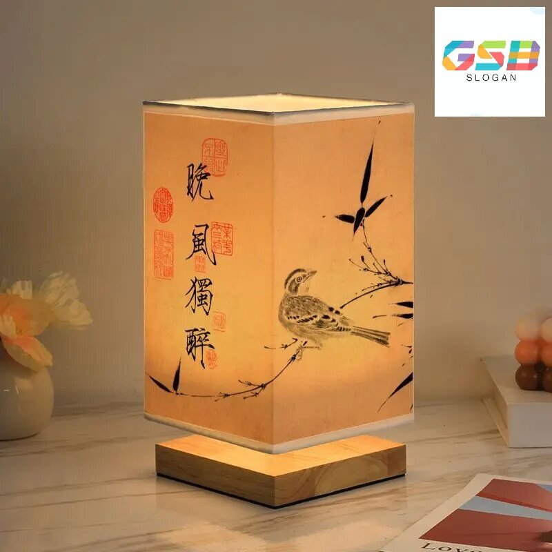 Настольная лампа в китайском стиле, USB Dimming Switch, 14 Настольная лампа в китайском стиле
