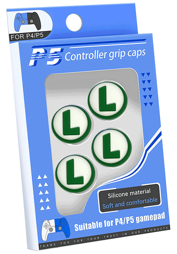 Силиконовые накладки на стики геймпада Sony PlayStation PS4/PS5/Xbox [Luigi - L]