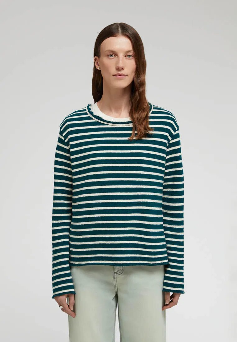 Лонгслив в полоску