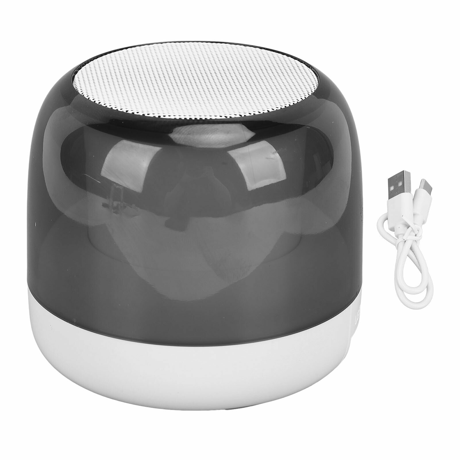 Bluetooth-динамик с RGB-подсветкой и сабвуфером, 5.3, Hi-Fi, поддержка USB, белый.