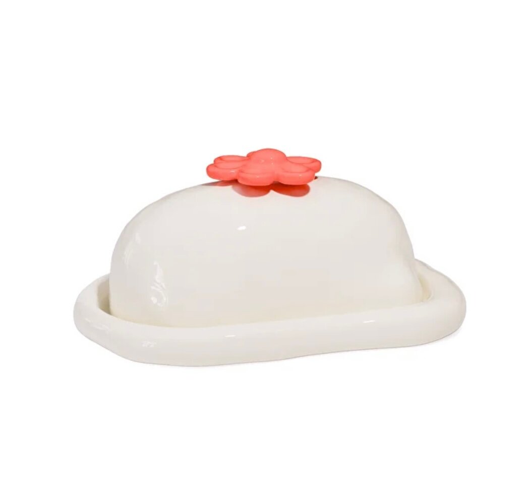 Масленка 82.5% белая ромашка, посуда для сервировки стола от EGGSELLENT