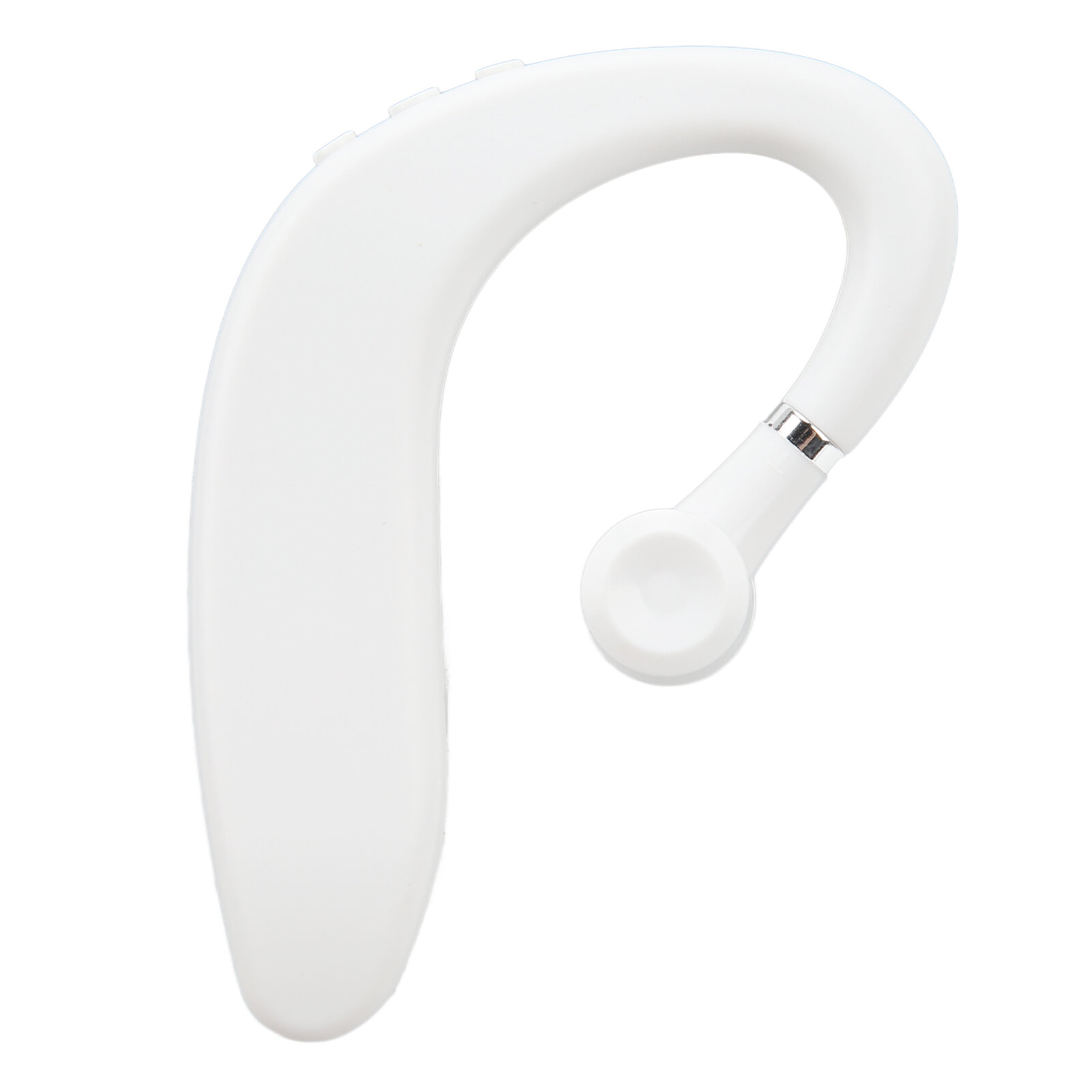Bluetooth-гарнитура Беспроводной наушник с одним ухом Наушники со сверхнизкой задержкой Hands Free с USB-кабелем для зарядки для вождения Бег Офис Белый
