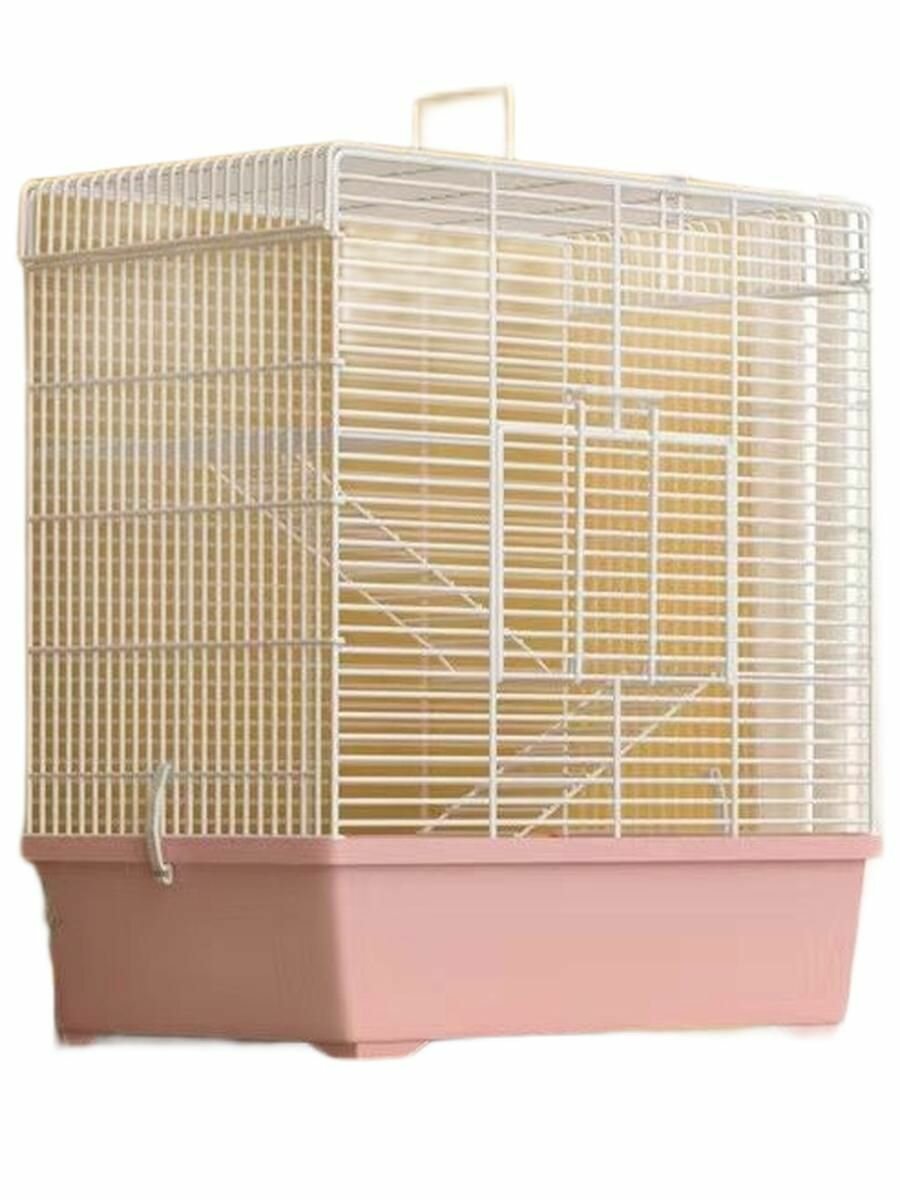 Клетка для грызунов, Большая металлическая складная клетка с дверью для питомцев,53*47*30cm