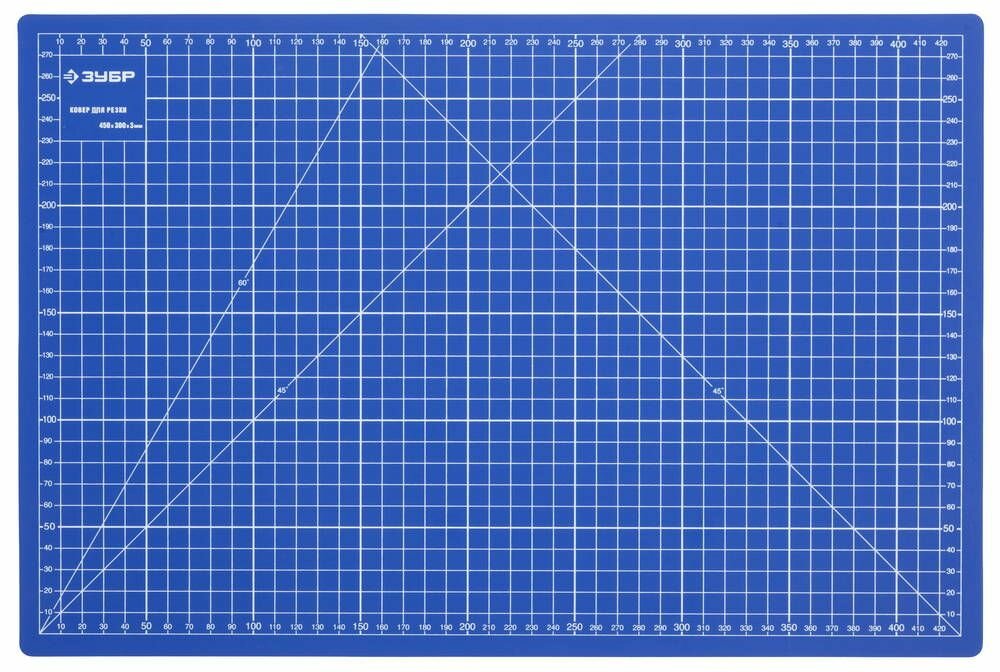 Коврик ЗУБР, 450х300х3 мм, непрорезаемый 09902