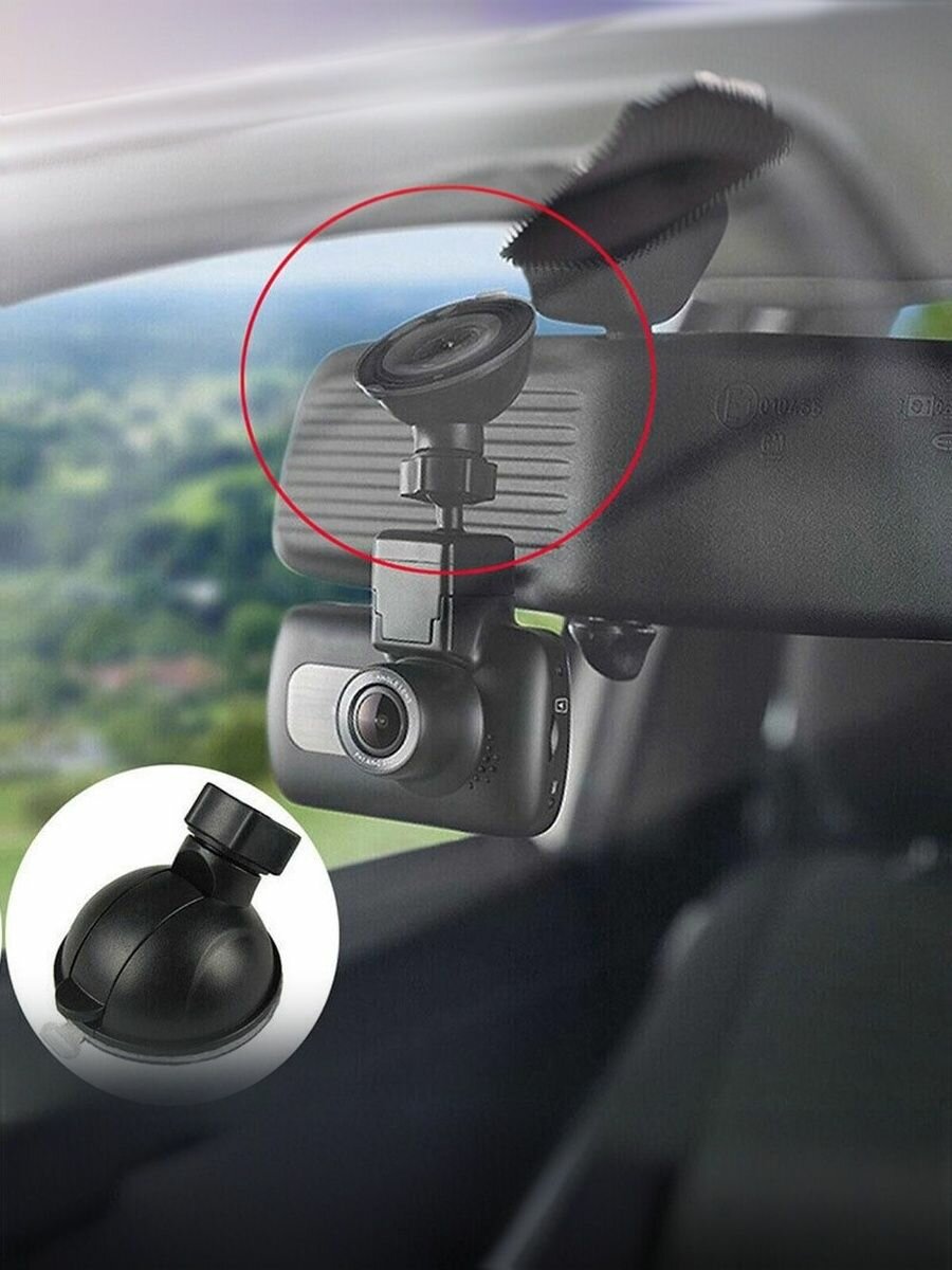 Надёжный универсальный держатель, присоска для видеорегистратора TrendVision, Artway, Playme, INCAR, Roadgid, Neoline, Nextbase и пр. Для кронштейна под шар 12 мм.