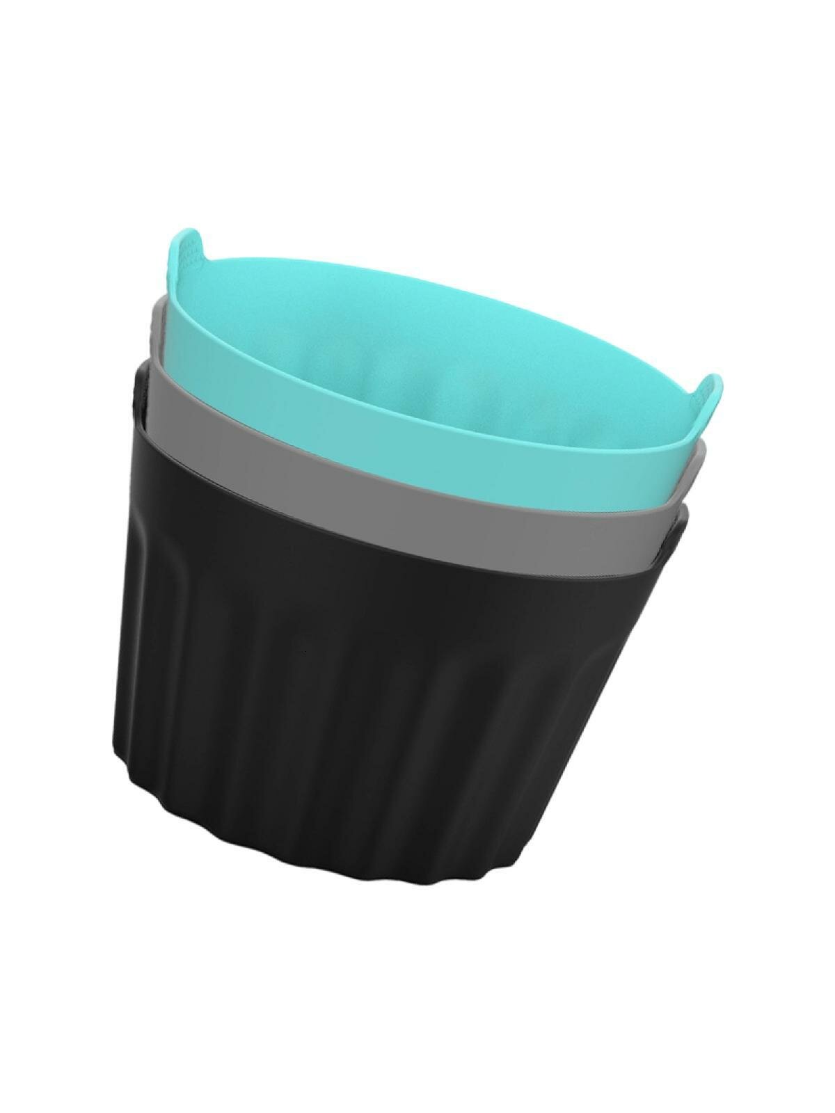 Аэрогриль, Аэрофритюрница, форма для выпечки, силиконовый противень, сенсорная насадка, черный, серый и синий -в упаковке 3 штуки