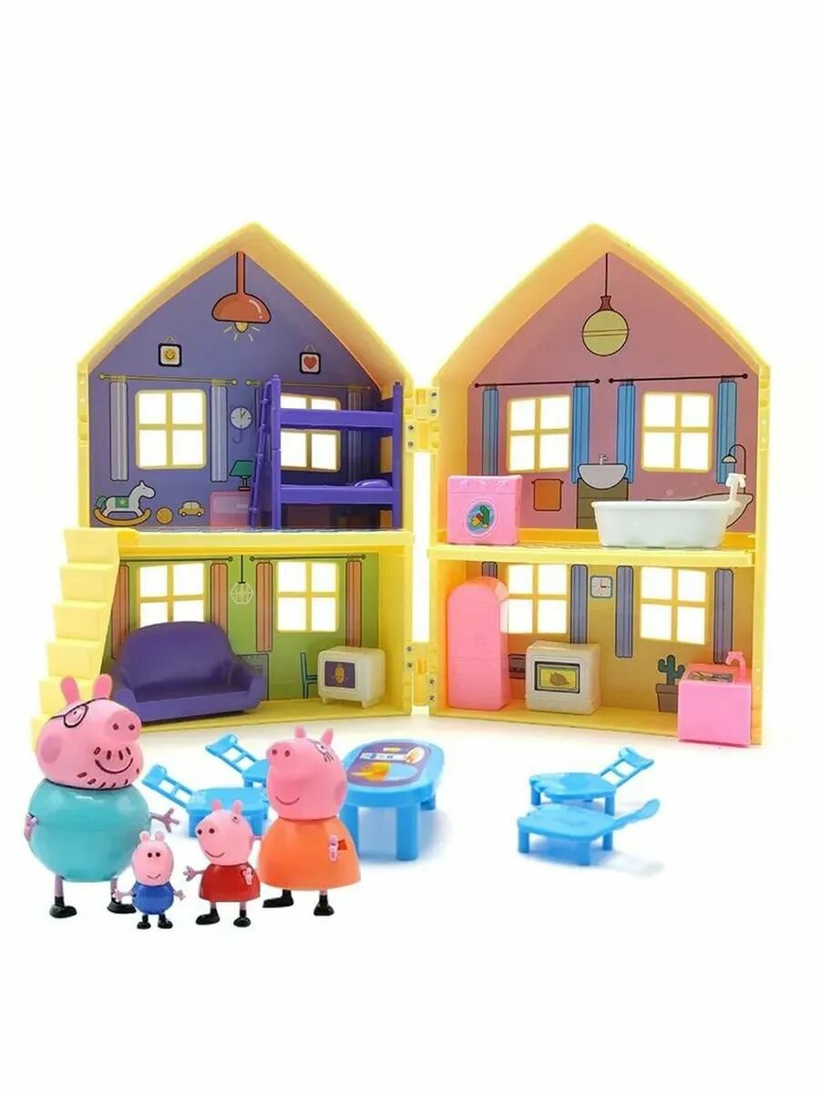 Игровой домик свинки Пеппы Детские игрушки.