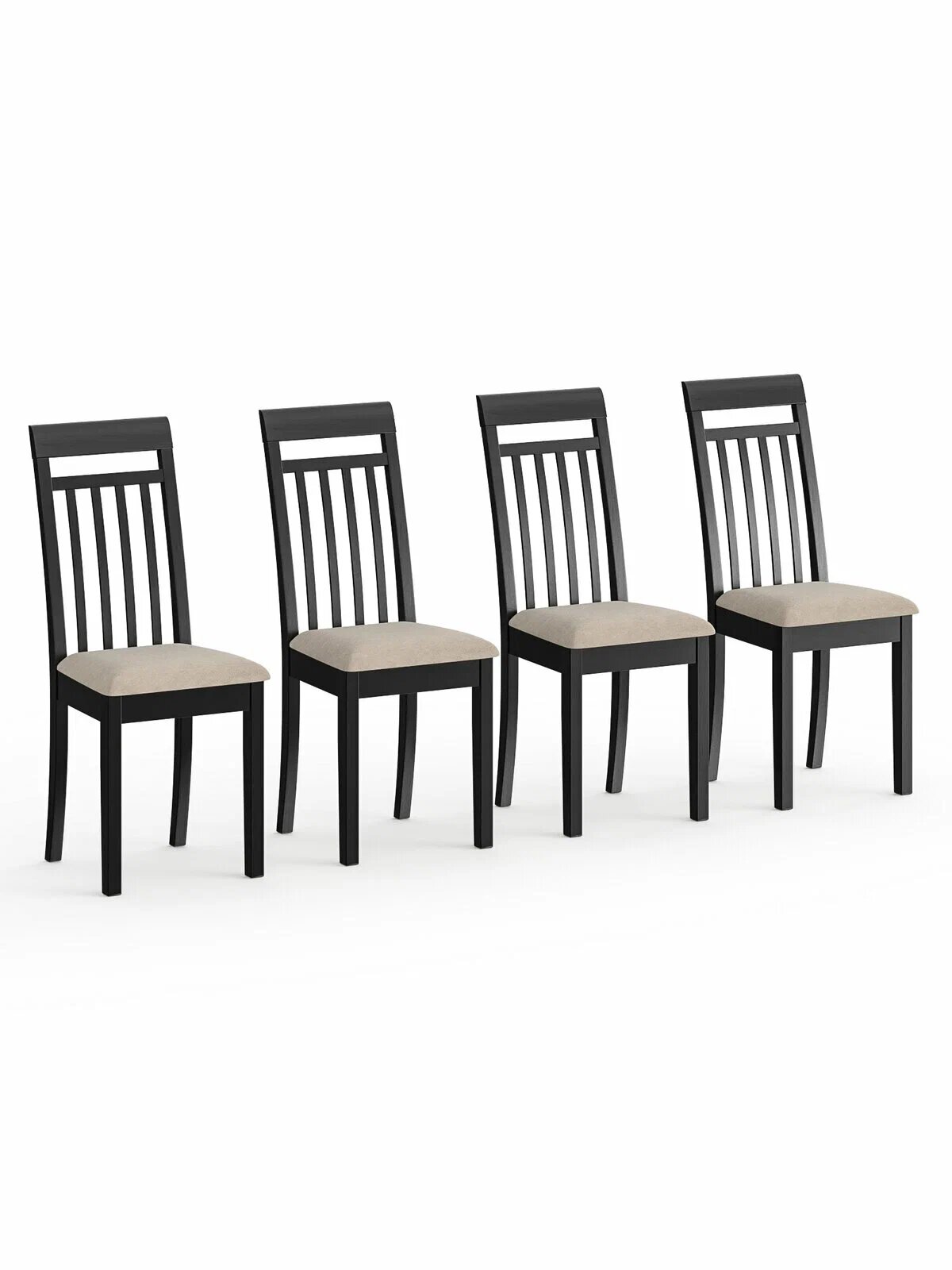 Стул для кухни и гостиной Гольф-11 комплект 4 шт. венге/ велюр капучино 25