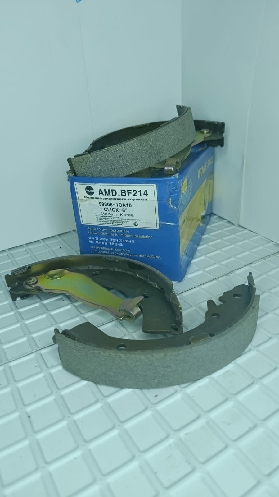 Колодки тормозные барабанные задние Amd AMD. BF214 58305-1CA10 CLICK-8 HYUNDAI Getz (TB)