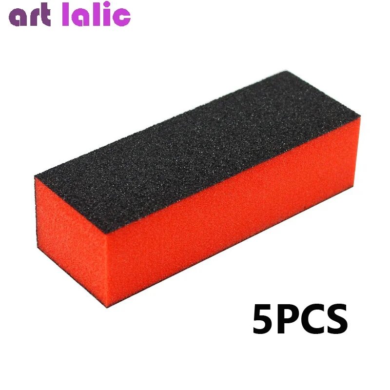 5 шт. буферный блок для маникюра Art lalic оранжевый