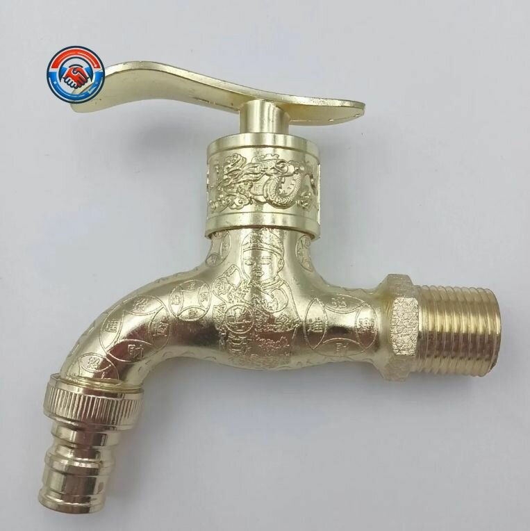 Кухонный смеситель медный с одной ручкой, керамический дисковый картридж, гальваническое золотое покрытие, защита от протечек, монтаж в одно отверстие