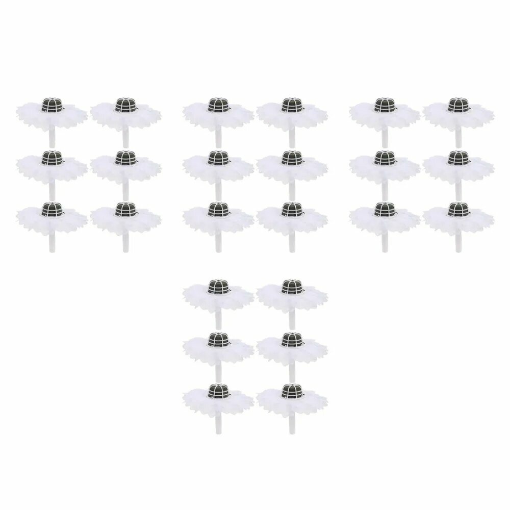 Флористический держатель с кружевным краем из фенолформальдегидной смолы для свадебного букета, набор 24 шт