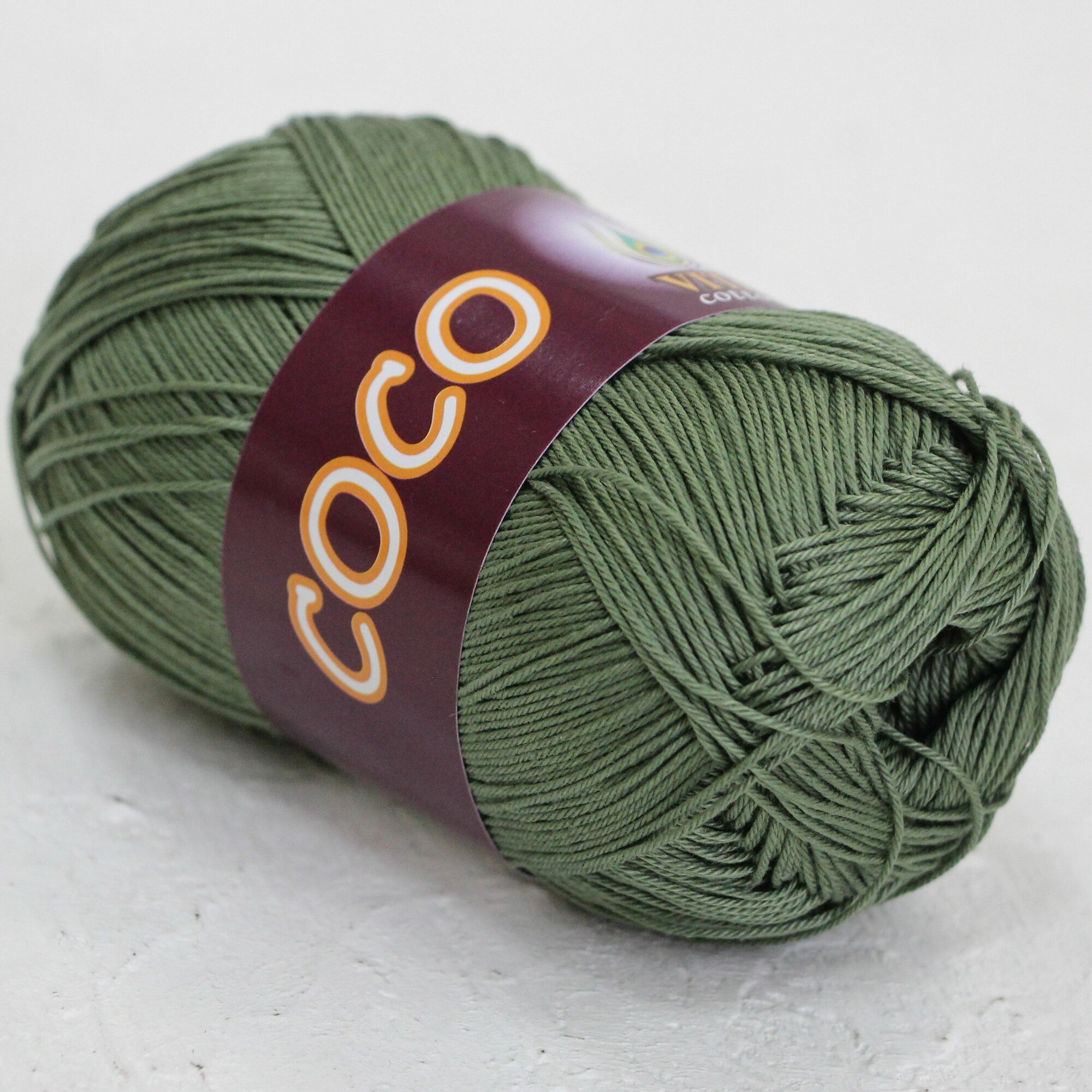 100% хлопок Vita cotton Коко/Coco 50гр*240м*5шт хвойный 044