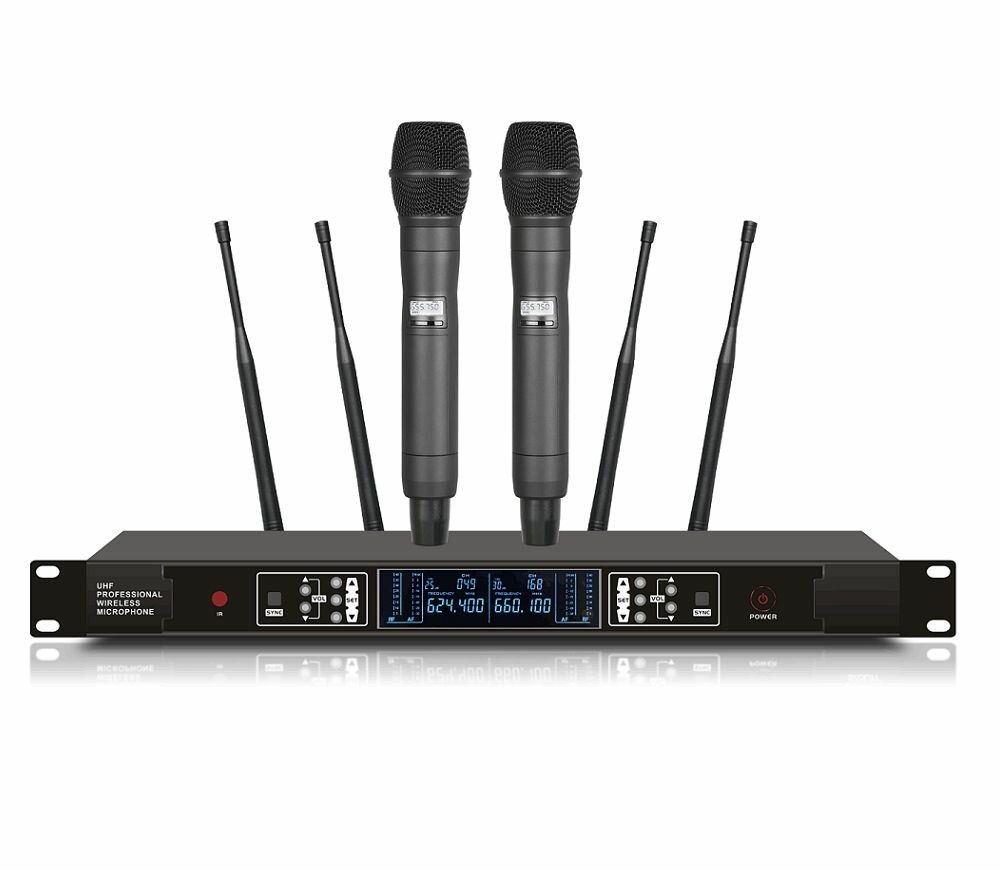 Беспроводной микрофон UHF 2 ручной микрофон 2000