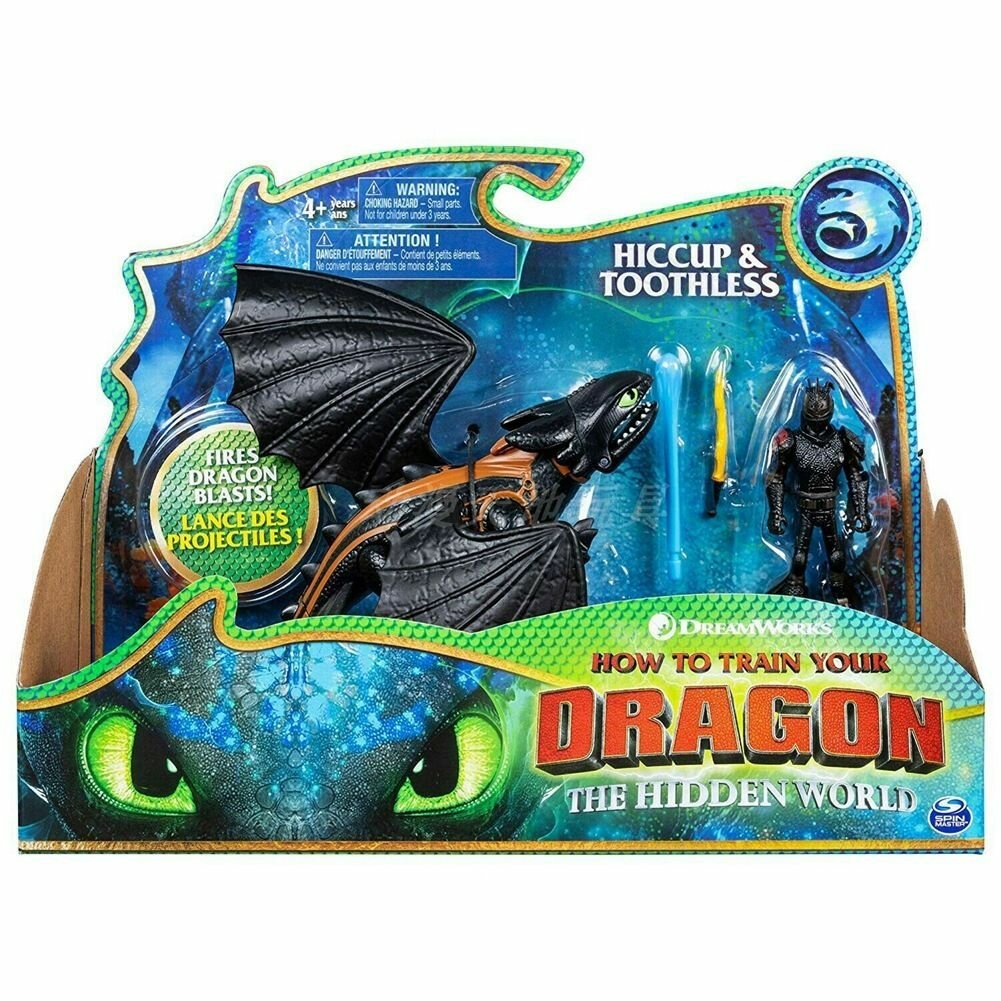 "How to Train Your Dragon" дракон игрушка Фигурка из ПВХ（Ночной демон: Toothless）