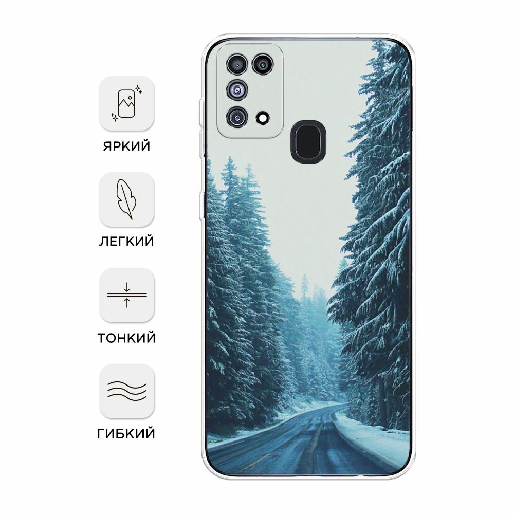Чехол на Samsung Galaxy M31 / Самсунг Галакси М31 с принтом Зима 9 — фото 1