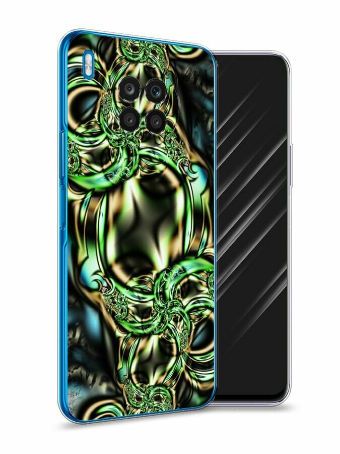 Чехол на Huawei Nova 8i/Honor 50 Lite / Хуавей Нова 8i/Хонор 50 Лайт с принтом Абстракция 18