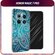 Чехол на Honor Magic 7 Pro / Хонор Мэджик 7 Про с принтом "Узоры на синем"