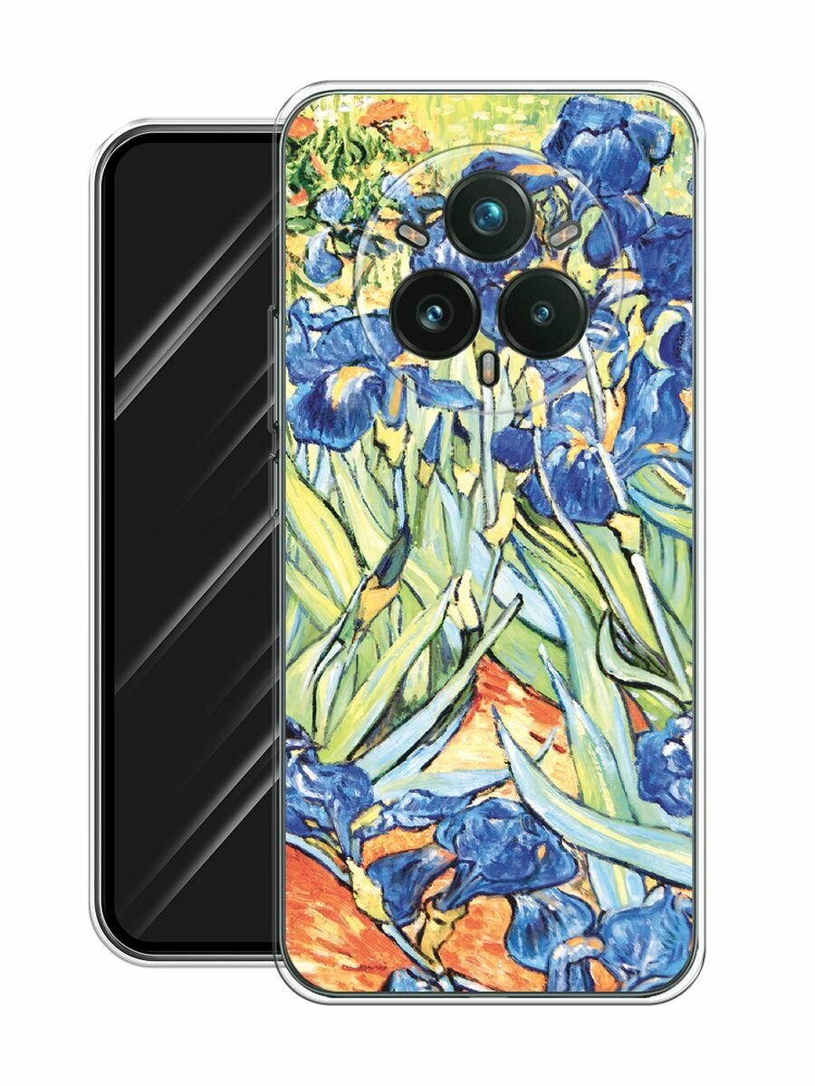 Чехол на Realme 14 Pro / Реалми 14 Про с принтом "Ирисы Ван Гог" — фото 1