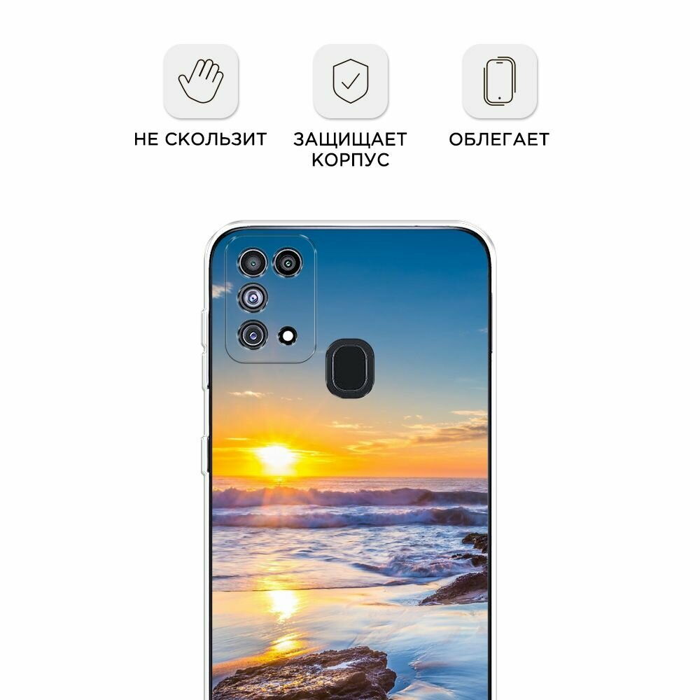 Чехол на Samsung Galaxy M31 / Самсунг Галакси М31 с принтом "Восход 6" — фото 1