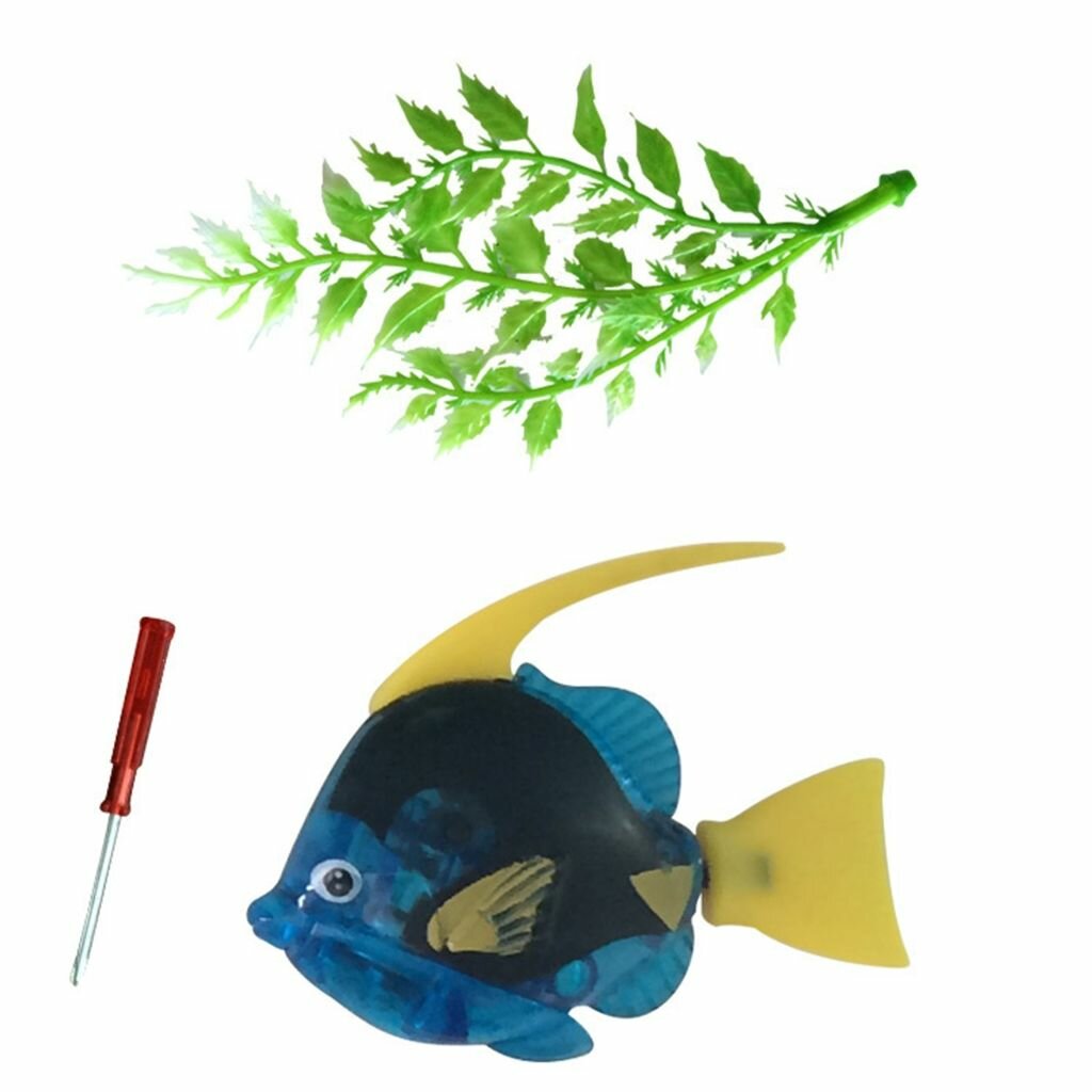 Светодиодные электронные рыбы-кошки, интерактивная игрушка для игры в воде помещении украшения дома и отдыха