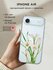 Чехол на Apple iPhone Air / Айфон Айр с принтом "White lily", прозрачный