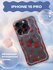 Чехол на Apple iPhone 15 Pro / Айфон 15 Про с принтом "Вишня с бантиком"