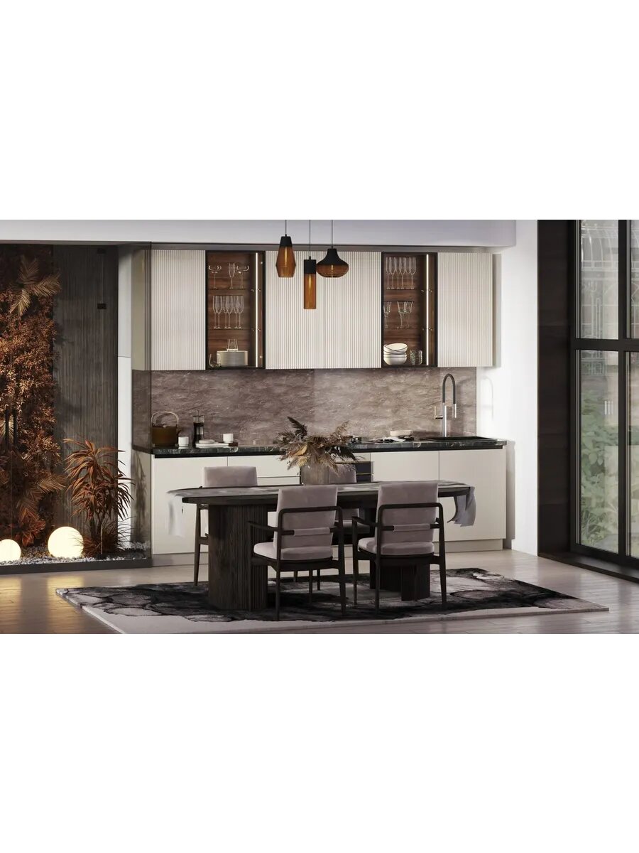 Кухонный гарнитур акапелла 3,0 темная версия