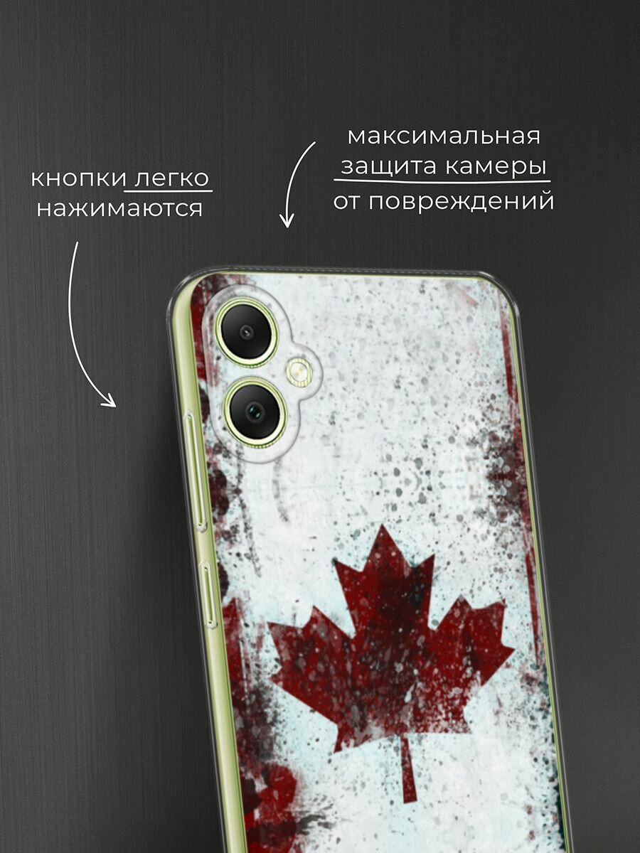 Чехол на Samsung Galaxy A05 / Самсунг Галакси A05 с принтом "Канада" — фото 1
