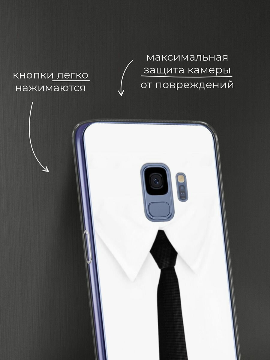 Чехол на Samsung Galaxy S9 / Самсунг Галакси С9 с принтом "Галстук" — фото 1