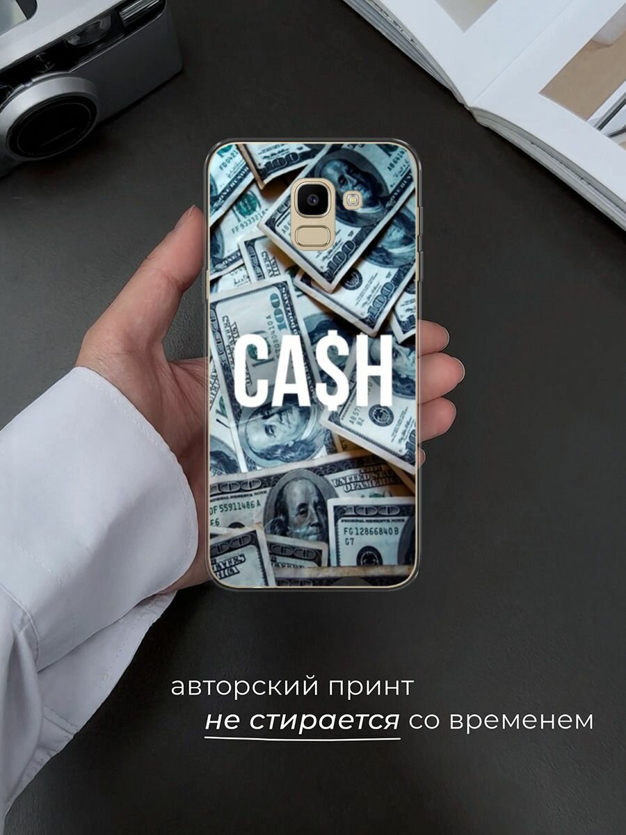 Чехол на Samsung Galaxy J6 2018 / Самсунг Галакси Джей 6 2018 с принтом "Cash" — фото 1