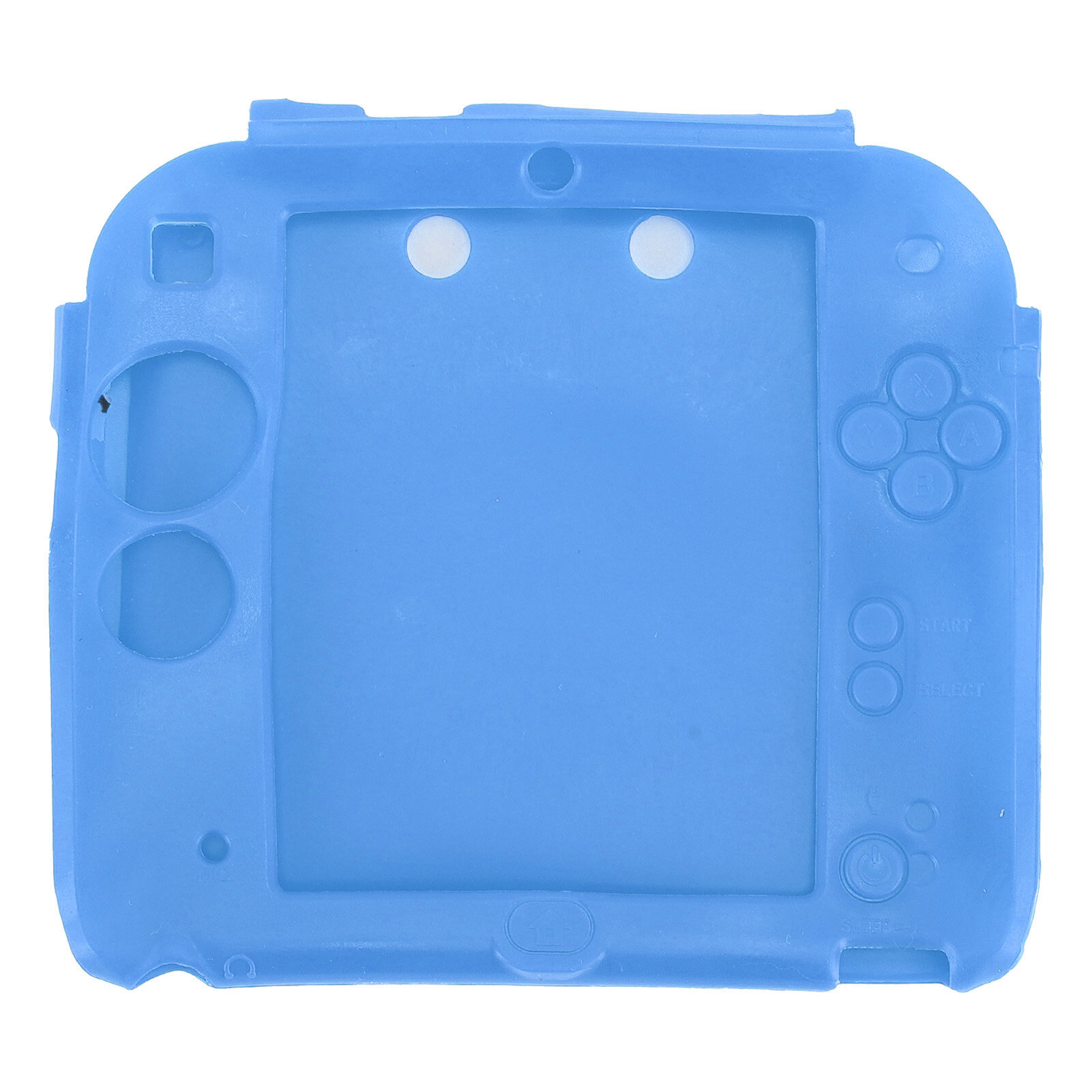 Силиконовый чехол для портативной игровой консоли для 2DS, мягкий защитный чехол, устойчивый к царапинам, с защитной пленкой сверху и снизу