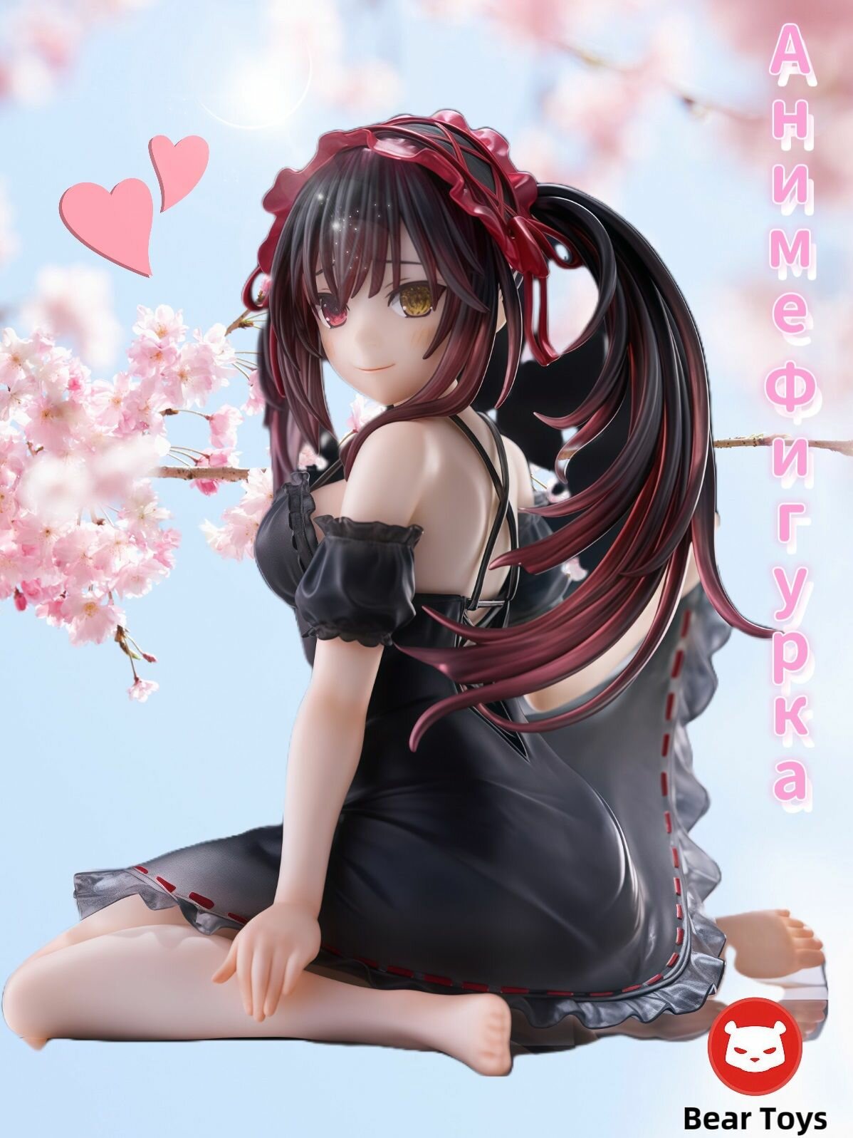 Аниме Фигурка Рандеву с жизнью пижама Куруми Токисаки 13cm / Date a Live Anime Figuer