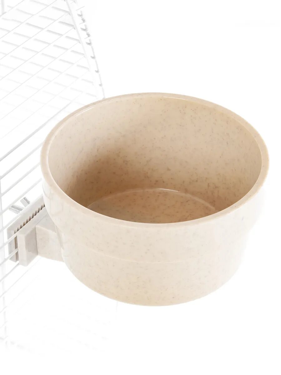 Кормушка для птиц внутренняя пластиковая 12,6х12,6х7см