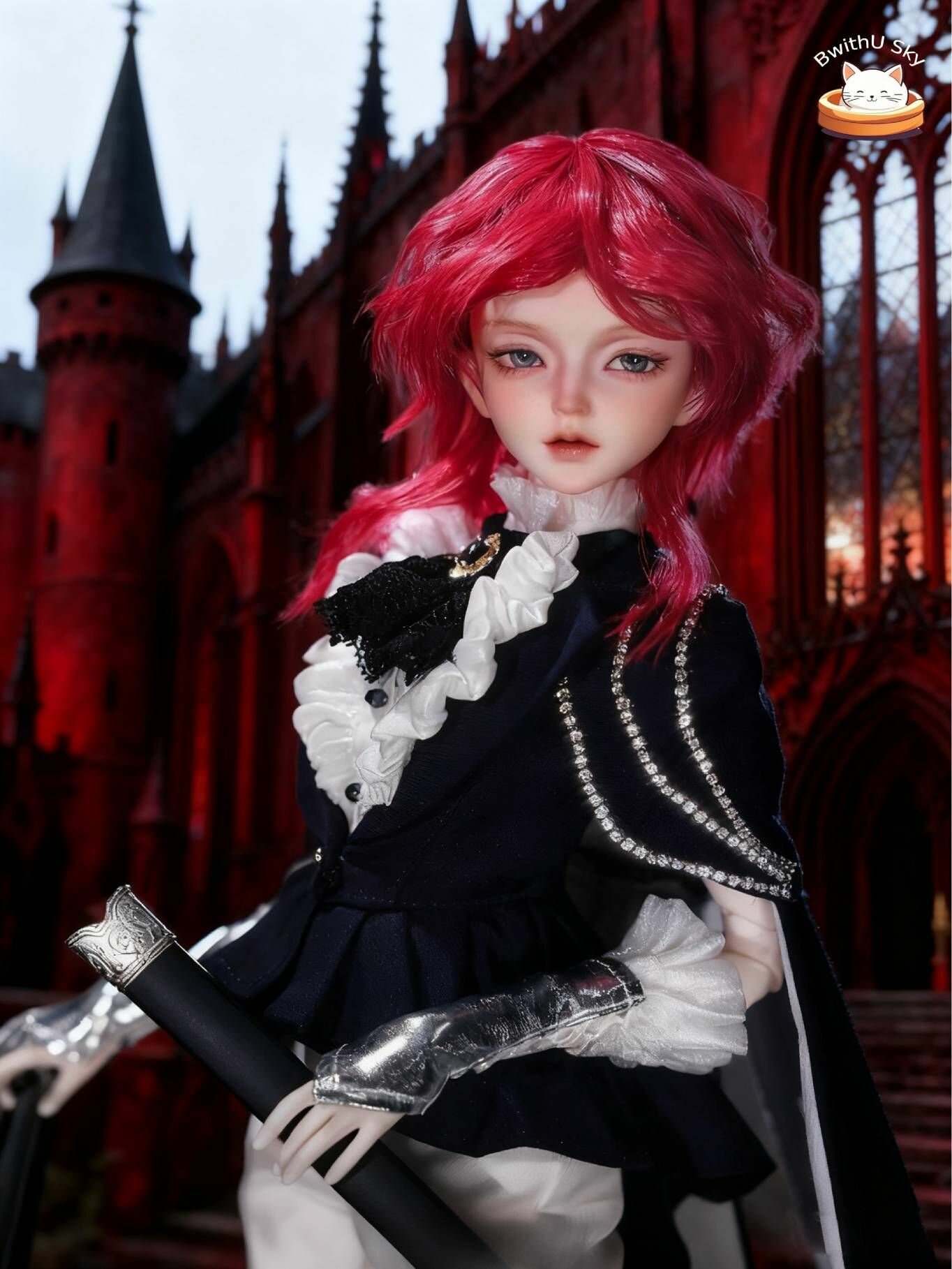 Кукла BwithU Carmen, коллекционная, феи и эльфы, голубой цвет