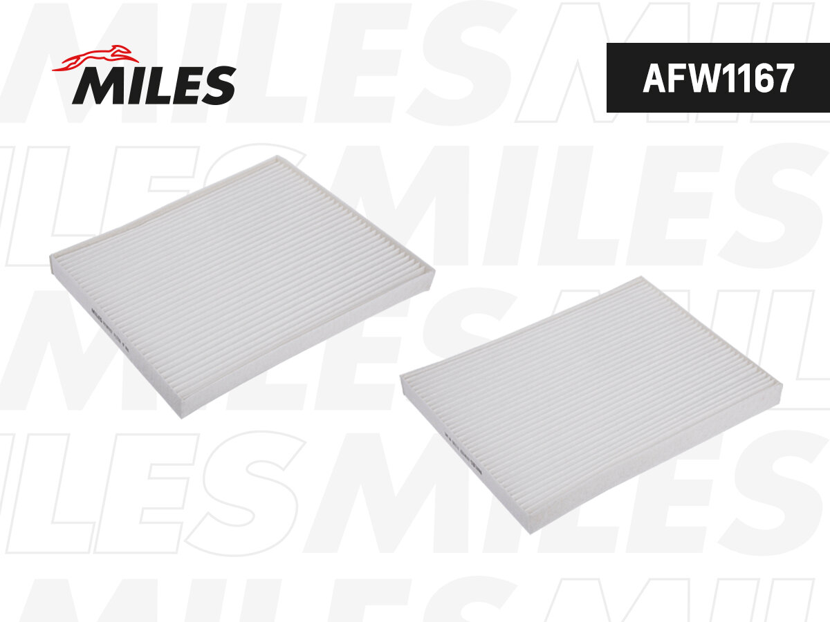 MILES Фильтр салона FIAT GRANDE PUNTO/OPEL CORSA D (FILTRON K1172, MANN CU2243) AFW1167