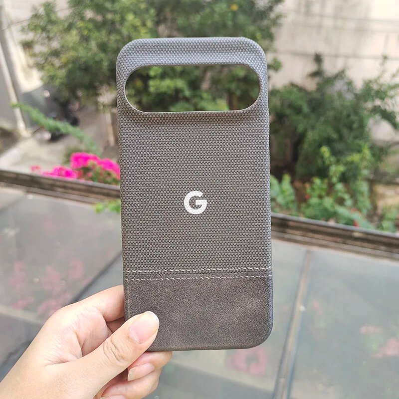 Серый тканевый чехол для Google Pixel 10 Pro XL