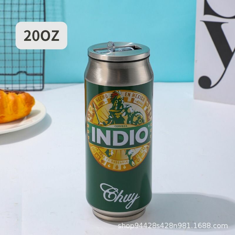 Автомобильная кружка в форме банки Coca-Cola, 480 мл.