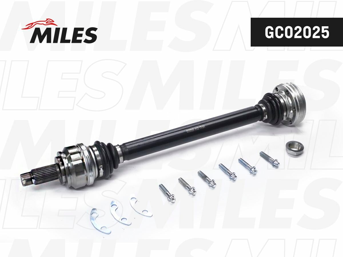 MILES Привод в сборе правый BMW E90/E81/E87 2.5-3.0 05- (GKN 304483) GC02025