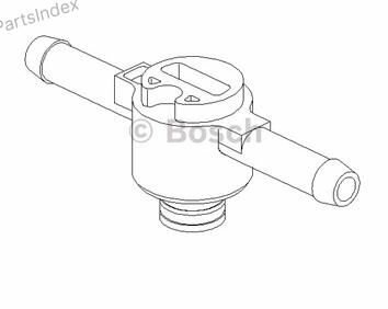 Клапан топливного фильтра VAG TDi/SDi, BOSCH 1457414021