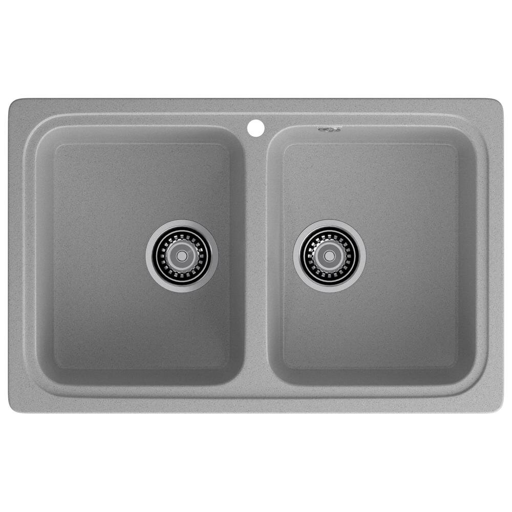Кухонная мойка GranFest STANDART 780K, серый