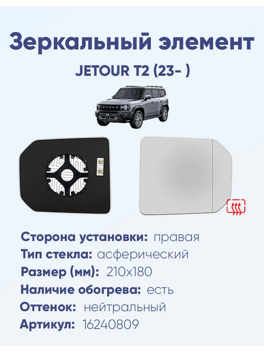 Зеркальный элемент правый JETOUR T2 (23- )A42522300